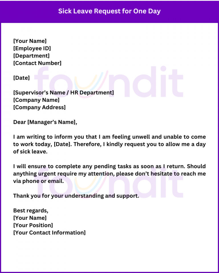 Medical Leave Application for Office: Format & Samples