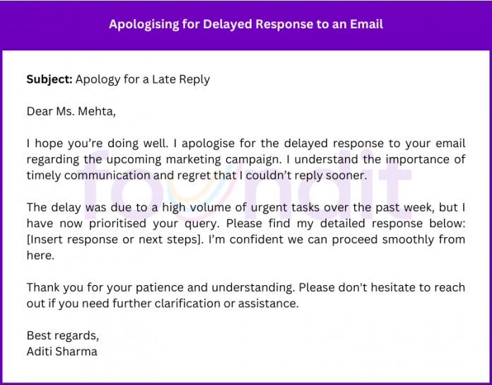 How to Apologise for Delays: Email & In-Person [Tips & Examples]