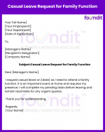 Casual Leave: How To Write A Casual Leave Application in 2025