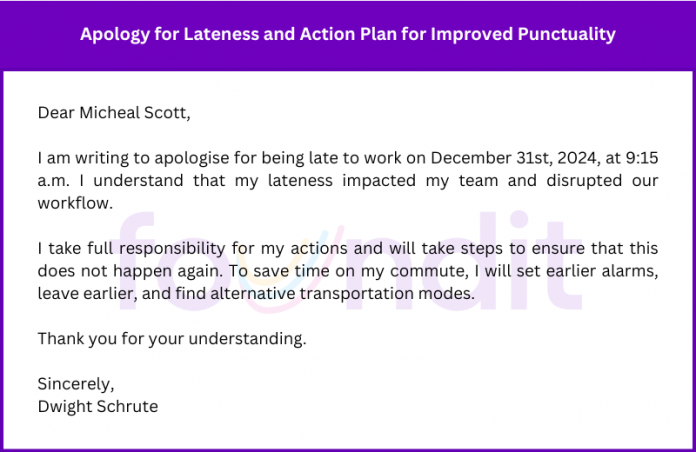 How to Write an Explanation Letter for Being Late for Work?
