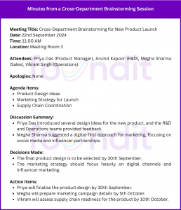 How to Write Meeting Minutes: Templates, and Examples [2025]