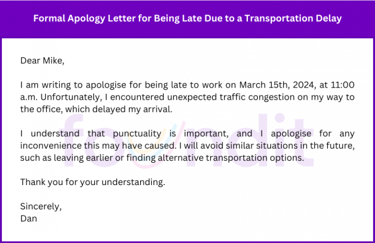 How to Write an Explanation Letter for Being Late for Work?