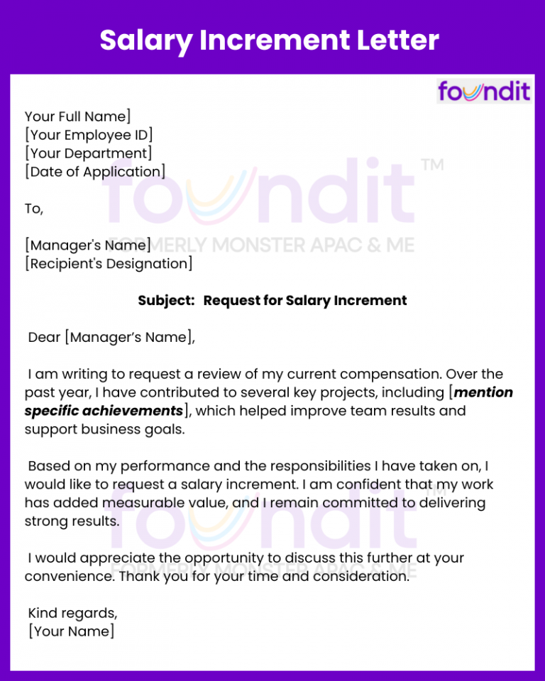 Salary Increment Letter & Tips to Write an Effective Salary Increment ...