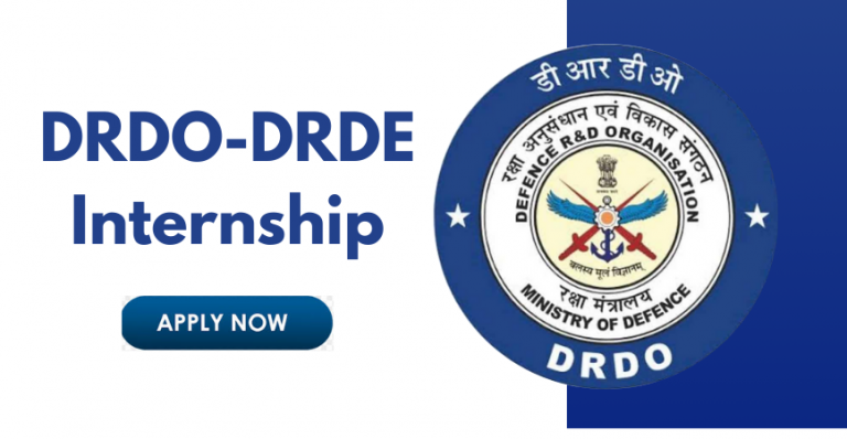DRDO Internship 2026 (DRDE): ₹5,000 Monthly Stipend