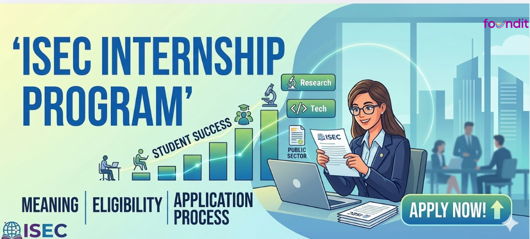 ISEC Internship Program2026: Apply before April 21
